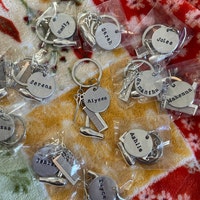 Thick Double Sided Brass Key Tag Labels Any Custom Text Super Quality ...