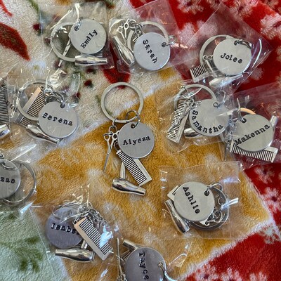 Thick Double Sided Brass Key Tag Labels Any Custom Text Super Quality ...