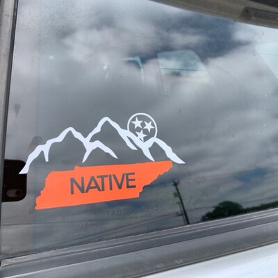 Tennessee Native Vinyl Sticker Car Window Door Bumper Decal Pride Home ...