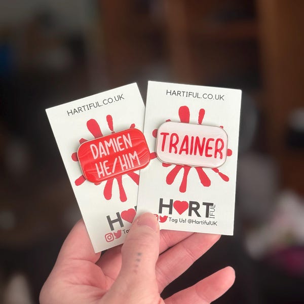 Personalised Design Your BIG Rectangle Enamel Pin | Customised Pin ...