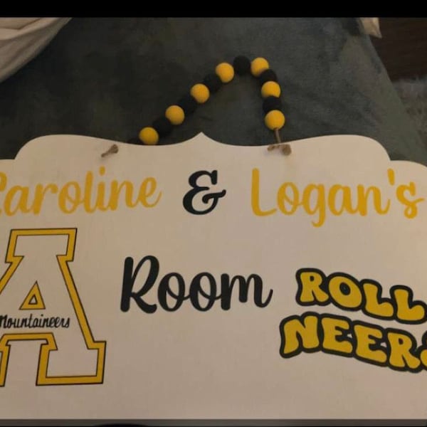 College Dorm Room Roommate Door Sign|custom|dorm Decor|personalized - Etsy