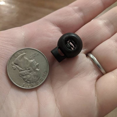 10pcs ,50pcs, 100pcs Single Hole Round Ball Cordlock Cord Lock Toggles ...