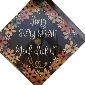 Blank Graduation Cap Topper, Design Your Own Graduation Cap, Custom ...