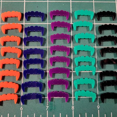 2 X Laser Cut Silver Mirror Acrylic Razor Charms - Etsy