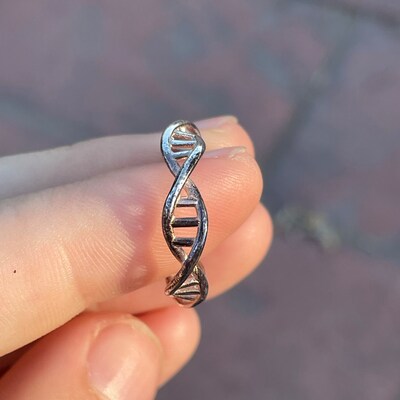 Gold Dna Ring-dna Ring-science Ring-chemistry Ring-molecule Ring ...