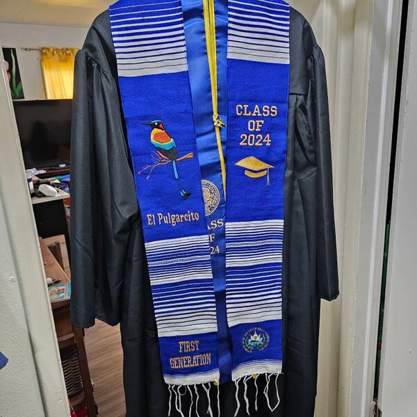 Cultural Graduation Stole Custom 2025 - Personalized Guatemalan ...
