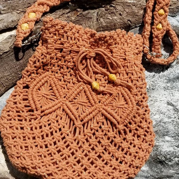 Macrame Bag Tutorial Macrame Bag Pattern Macrame Bag for Beginners ...