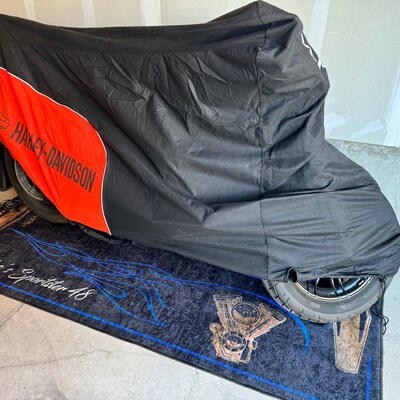 Design for Kawasaki Ninja ZX-10R 2024 Motorcycle Pit or Display Mat ...