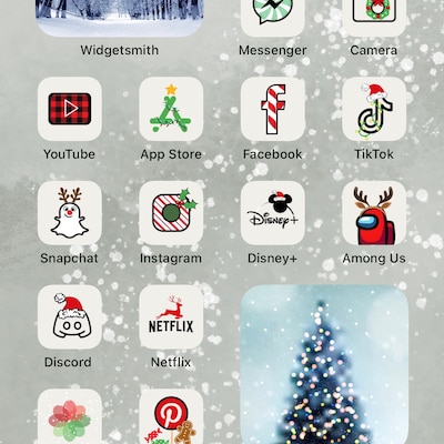 Christmas Aesthetic App Icons Christmas Apps Christmas - Etsy