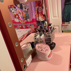 Gold Glitter Vanity Mirror With Lights 32 X 28 Made in the - Etsy