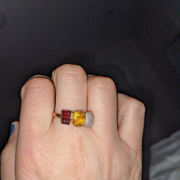 Birthstone Stacking Ring, Custom Stacking Ring, Push Present ...