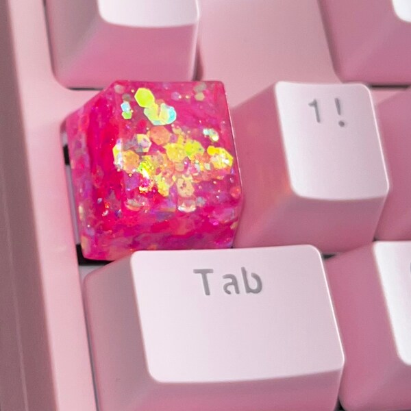 Glitter Keycaps | OEM Cherry MX Switches | Mechanical Keyboard Key Cap ...