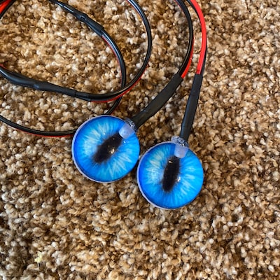 LED Costume / Fursuit Eyes AA Pack Custom 1.5 2 Acrylic 3-D Follow Me ...