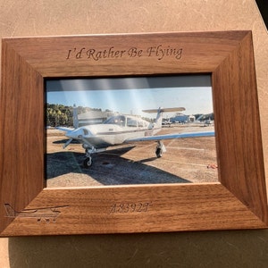 Airplane, Aviator Picture Frame, Custom Text - Etsy