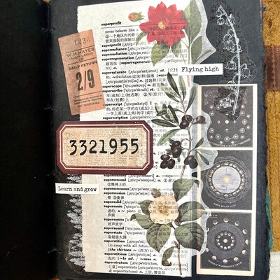 Vintage Number Labels and Tags Stickers Pack, Label Stickers, Ephemera ...