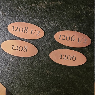 Personalized Name Plate for Mailbox, Custom Engraved Name Plaques ...