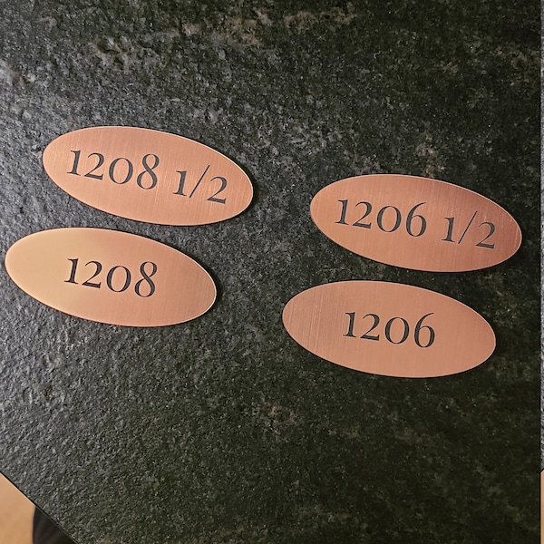 Personalized Name Plate for Mailbox, Custom Engraved Name Plaques ...