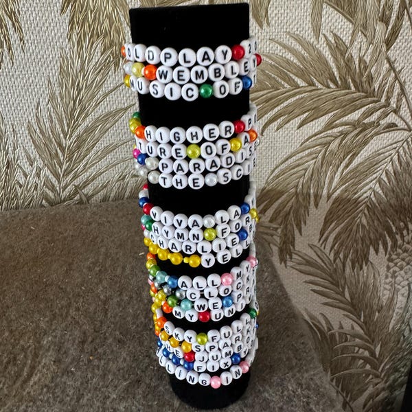 Coldplay Inspired Friendship Bracelets - Etsy UK