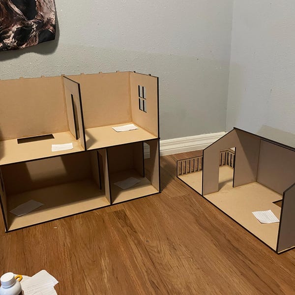 Store Room Box for 1:6 Scale | Storefront Diorama | Toy Store, Boutique ...
