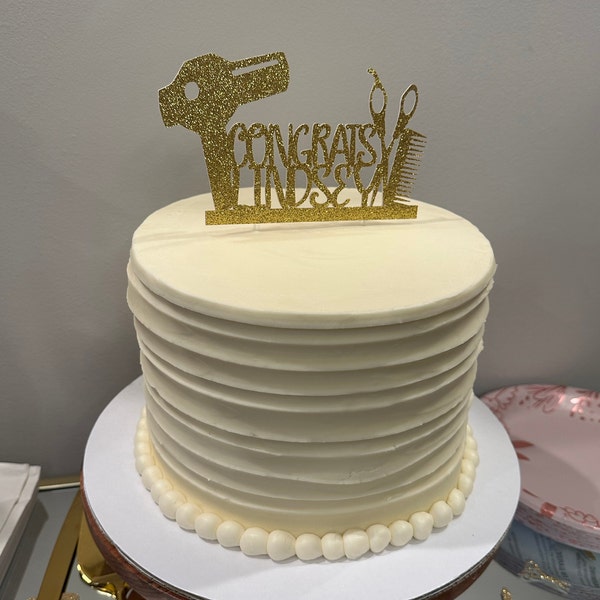 Hair Dresser Cake Topper, Hair Stylist Cake Topper, Barber Cake Topper ...