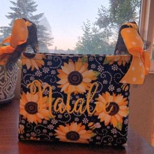 Teacher Room Teacher Gift Back to School Organizer Bin Storage Fabric ...