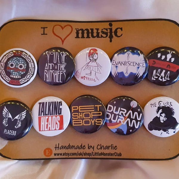 BLACK SABBATH Pin Badge Pack - Band Buttons - Punk Band Pin - 25mm ...