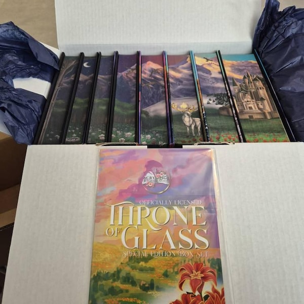 Throne of Glass Series by Sarah J. Maas - Throne of Glass, TOG Books ...