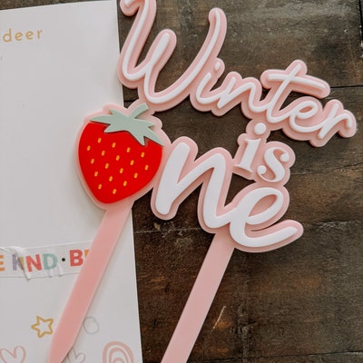 CUSTOM Pink Daisy One Cake Topper First Birthday Cake Topper One Cake ...