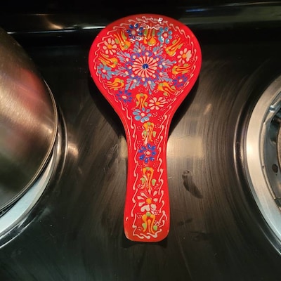 14 Color Ceramic Spoon Rest, Handmade Pottery, Spoon Rest, Kitchen ...