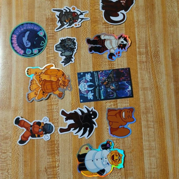 SERIES 2 REGRETEVATOR - Stickers: Wallter, Mark, Lampert, Spud, Dr. Retro, Folly, Pilby, Mach - Etsy