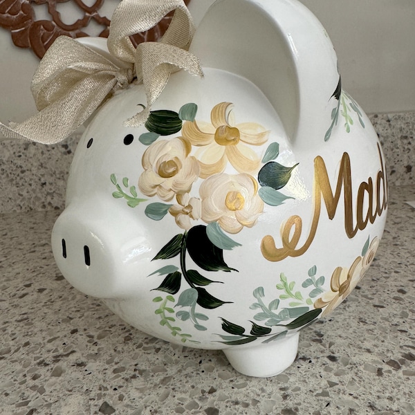 Personalized Piggy Bank You Are My Sunshine and Rainbows - Etsy