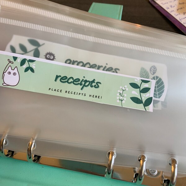 Cash Binder Label Designs - Canva Templates - Etsy