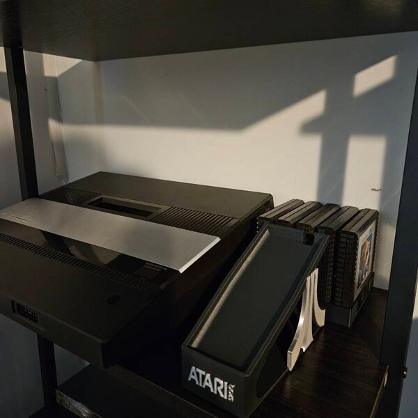 Atari 5200 Cartridge Slot Dust Cover Black and Silver Logo & Text - Etsy