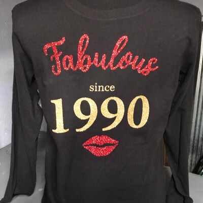 Chapter 50, Fabulous Since Birth Year 1974 SVG File Birthday Kiss Cut File Silhouette Cricut PNG ...