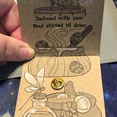 Journey June Enamel Pin With Pocket Prompts - Etsy