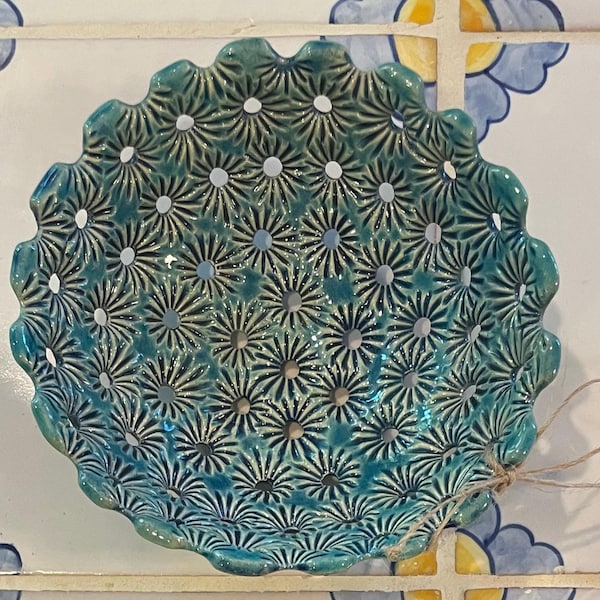 Wall Panel, Modern Handmade Plate, Colorful Ceramic Art, Large Pottery ...