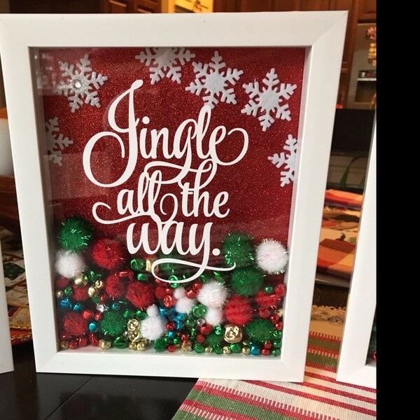 Jingle All the Way- Holiday Vinyl Sticker -christmas Decal | Holiday ...