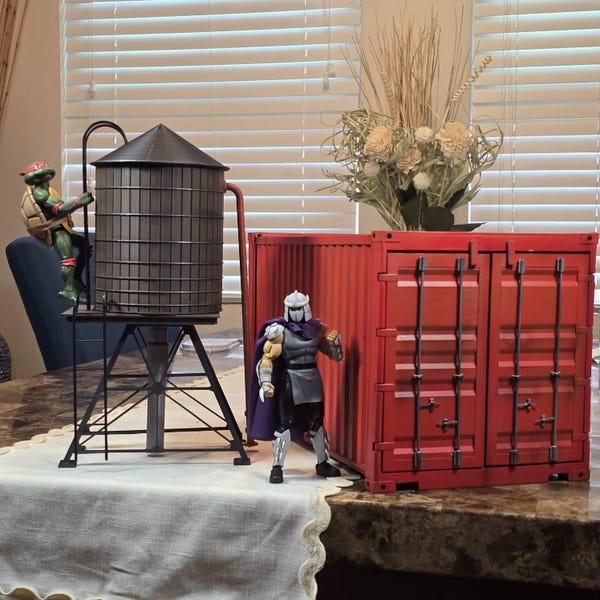 NYC Rooftop Water Tower – 1/12 Scale – Physical Miniature Prop for ...