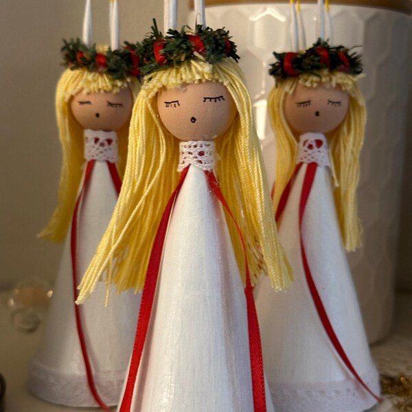 Santa Nisse Tomte of the Forest Decoration Handmade Sandinavian - Etsy