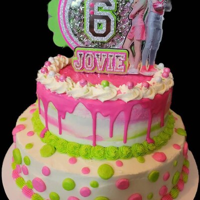 ZOMBIES Shaker Cake Topper Inspired by Disney Z-O-M-B-I-E-S Birthday ...