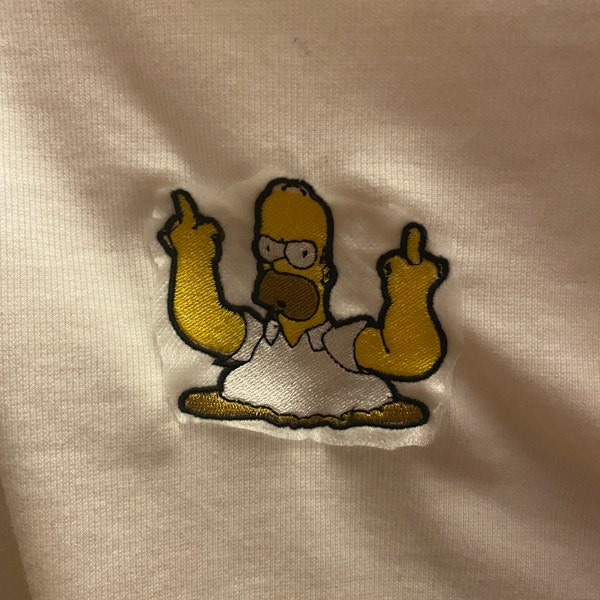 Homer Simpson, the Simpsons Embroidery Design #2 - Etsy