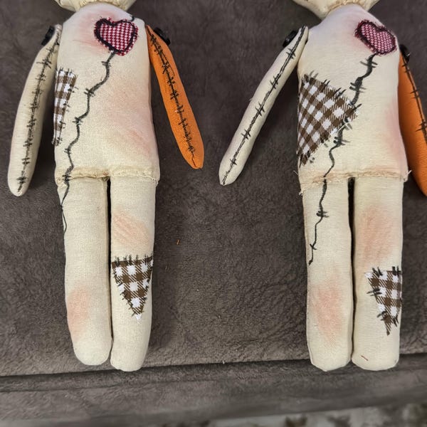 Voodoo Doll Sewing Pattern: Boy and Girl Halloween Dolls (PDF Tutorial ...