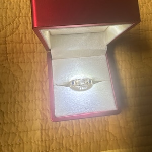 Gold Class Band , High School Class Ring , Custom Graduation Gift ...