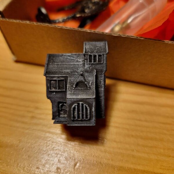 Mini Haunted House, Tiny Scary Mansion Halloween, Horror Scene, - Etsy