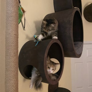 SET HUIZEN voor KATTEN, Modern Cat Furniture, Cadeau voor Cat Lover ...