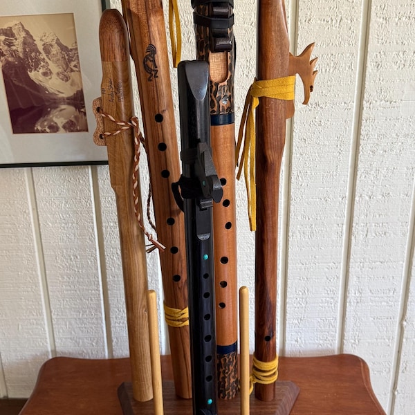 CARVED Handmade WOOD Whistle Flute 12" - Etsy
