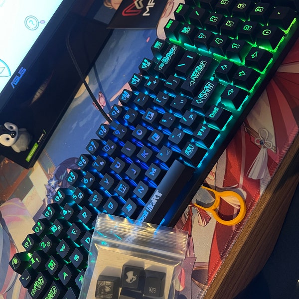 Persona5 Anime Theme Backlit Keycap Set | Anime Keycap Set | Mechanical ...