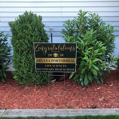 Graduation Lawn Signs, Yard Signs, Outdoor Lawn Decorations, Lawn ...