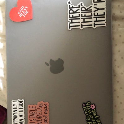 There Grammar Sticker Funny Grammar Laptop Decals - Etsy