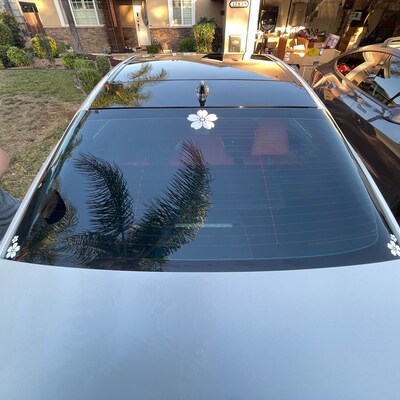 Butterfly Flourish Car Decal, Car Livery, Flower Decals, New Car Gift ...